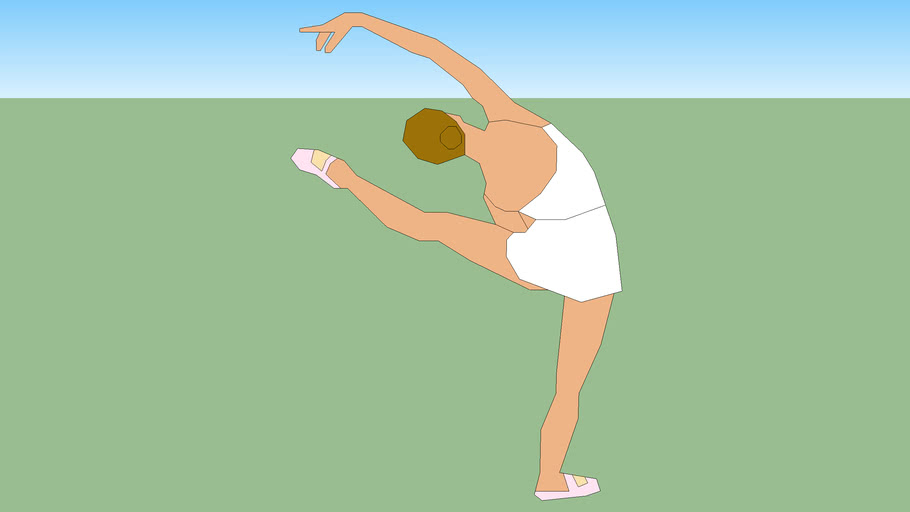 2D Ballet Dancer 2 | 3D Warehouse