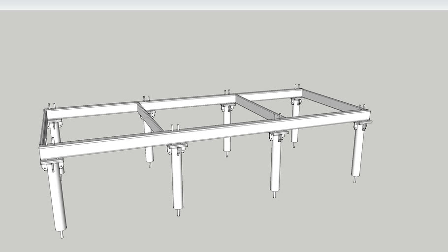 Steel Frame Skid | 3D Warehouse