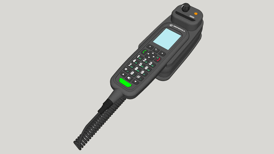 Motorola MTM5500 TETRA-Fahrzeugfunkgerät | 3D Warehouse