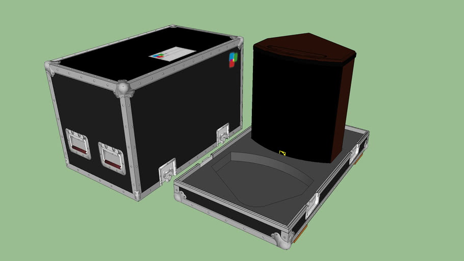 Flight Case L-Acoustics 12XT | 3D Warehouse