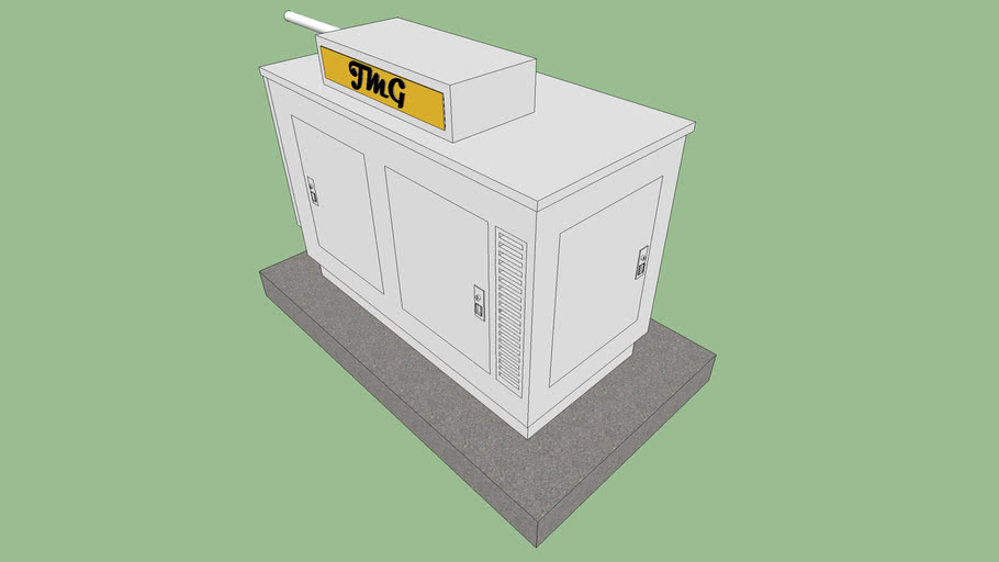 30KVA JMG Power Generator | 3D Warehouse