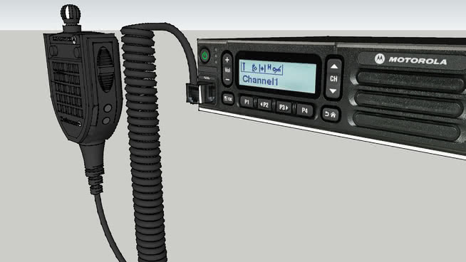 radio cb motorola | 3D Warehouse