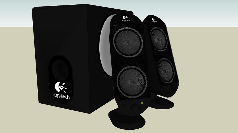 logitech x230 speakers | 3D Warehouse