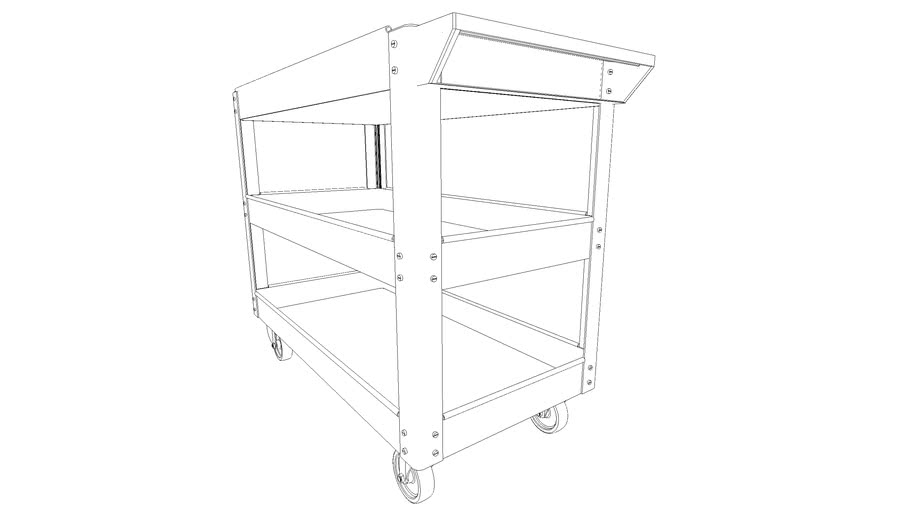 storage cart | 3D Warehouse