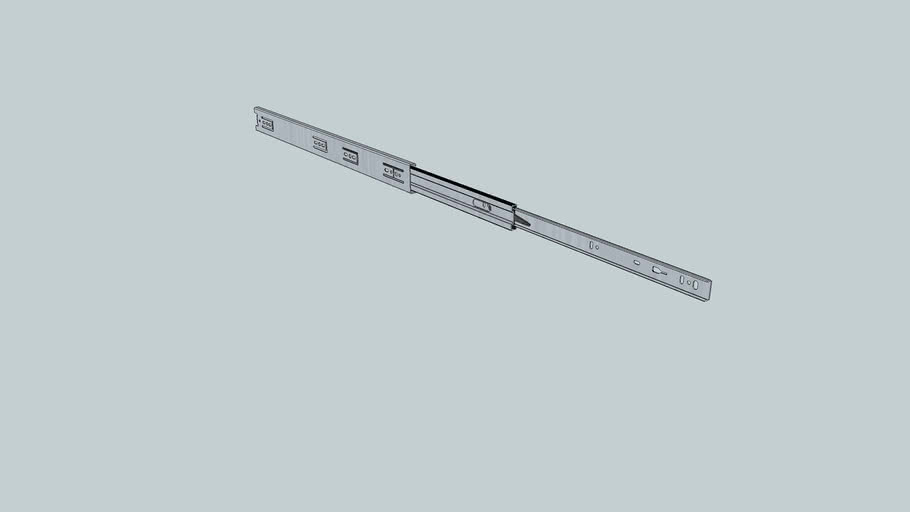 Drawer_Track_Left Open | 3D Warehouse