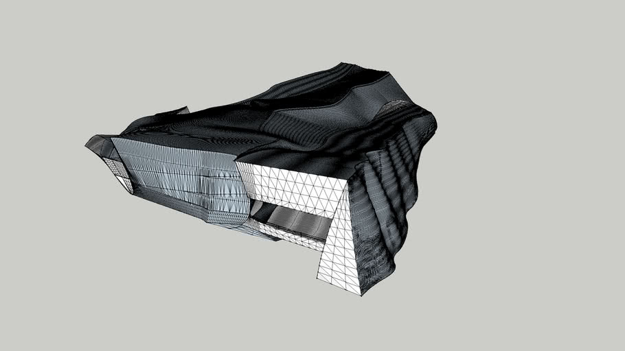 3D crazy organic building | 3D Warehouse