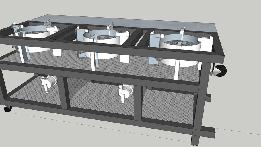 Blichmann Single Tier Brew Stand | 3D Warehouse