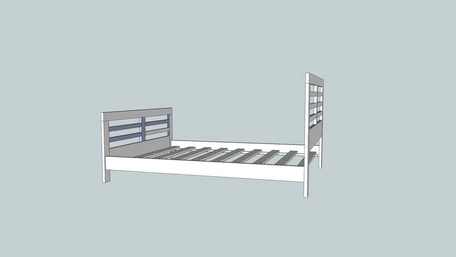 queen size bed | 3D Warehouse