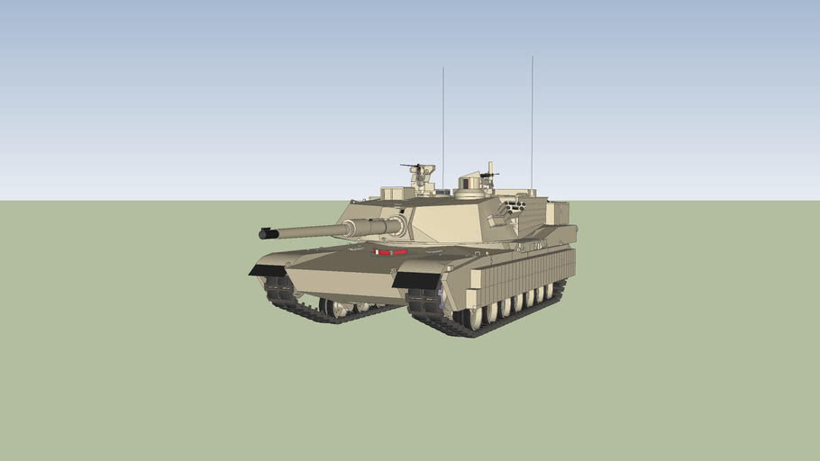 A1M1 abrams with TUSK and updated tracks. | 3D Warehouse