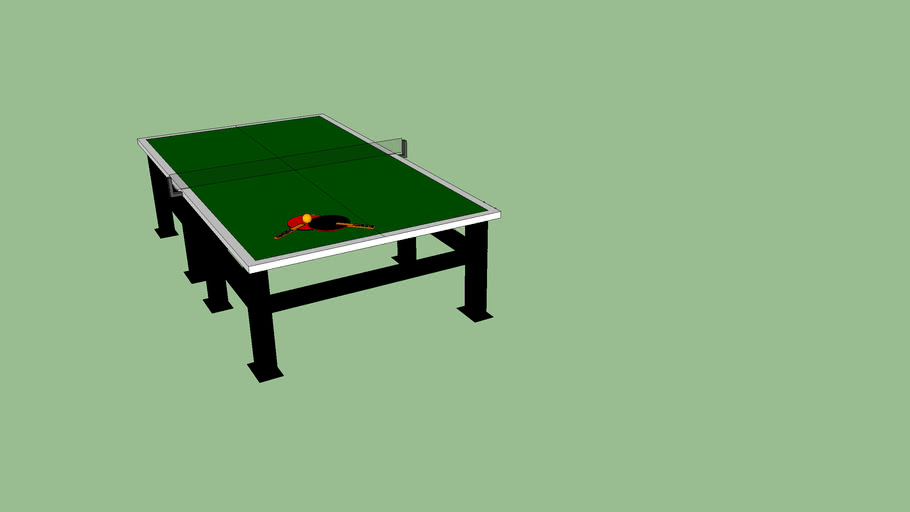 Table Tennis Table | 3D Warehouse