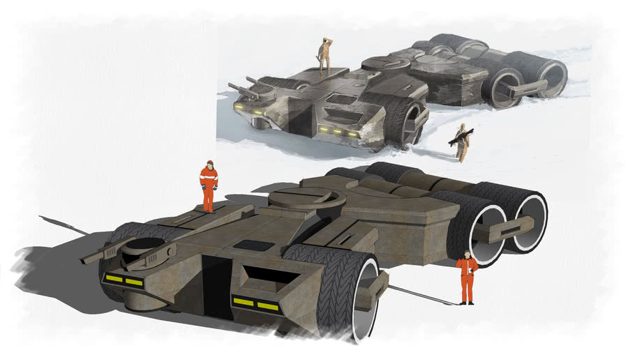 Mass effect concept vehicle | 3D Warehouse