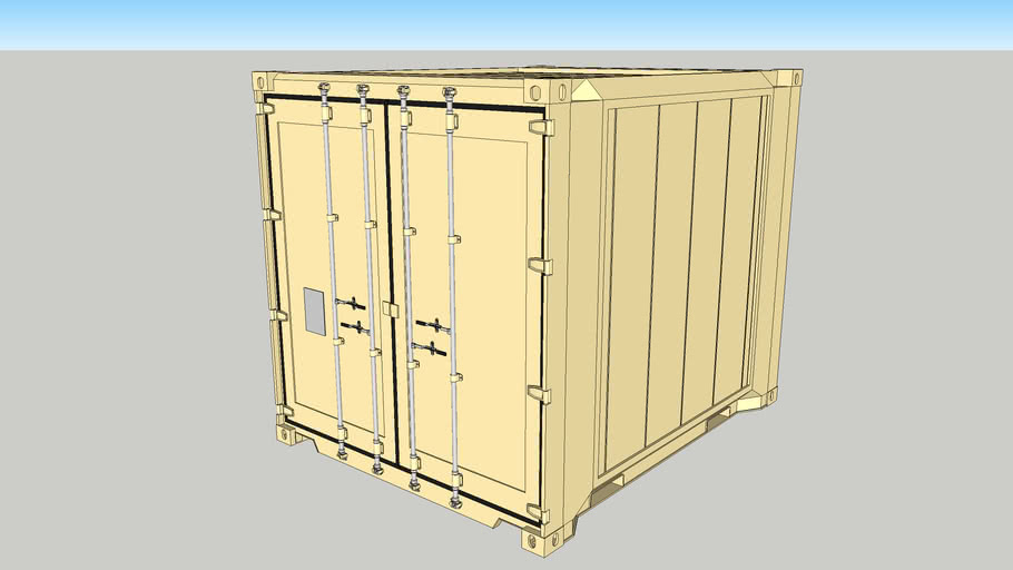 Reefer ver.B - 10ft Standard Container | 3D Warehouse
