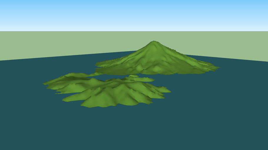 Volcanic Island | 3D Warehouse