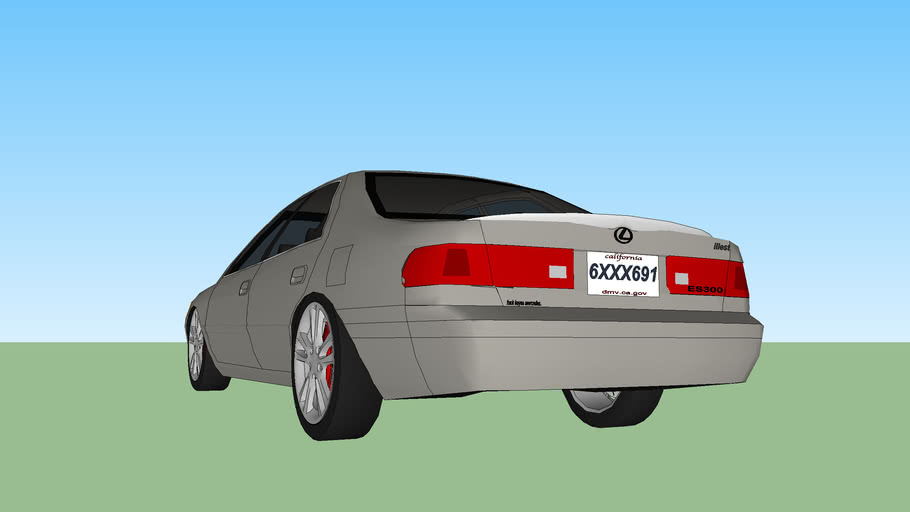 I tried to make a replica of my car. Lexus ES300 (Toyota Windom) | 3D ...