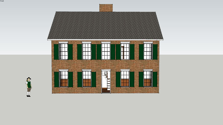 Colonial House | 3D Warehouse