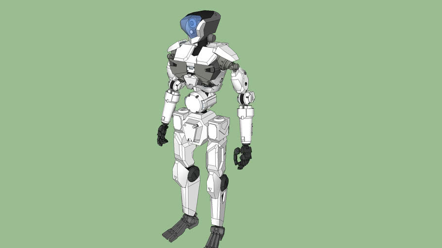 human robot 002 | 3D Warehouse