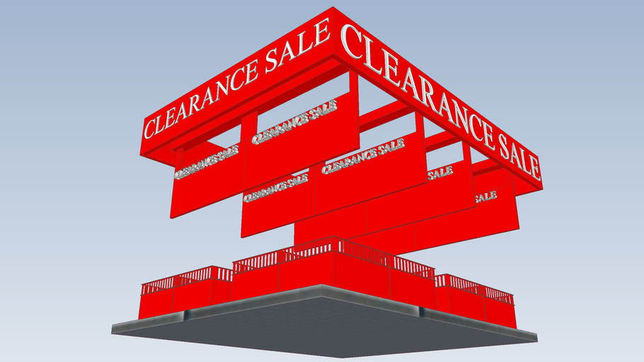 retail sale zone | 3D Warehouse