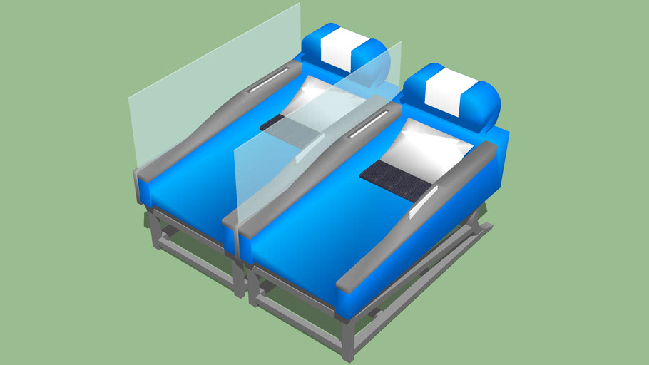 First Class Airplane Seats {Left; 300Kb} | 3D Warehouse