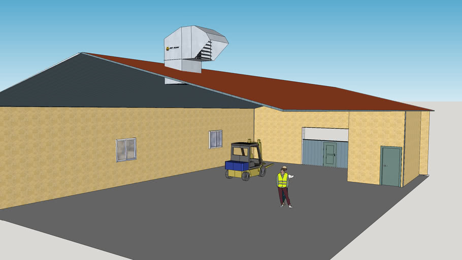 Extractor de cubierta industrial HELIX BOX MANN - Industrial roof fan ...