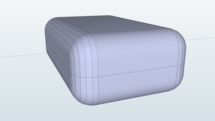 box with round edges | 3D Warehouse