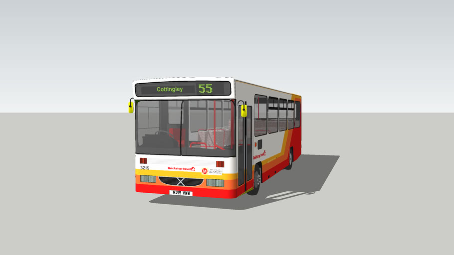 1995 Alexander Dash bodied Dennis Dart (First bus Leeds quickstep ...