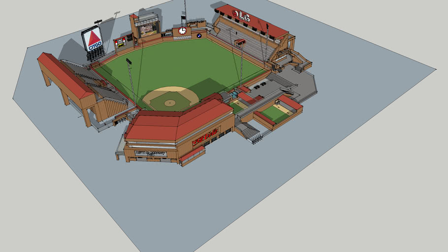 Minor League Baseball Park | 3D Warehouse
