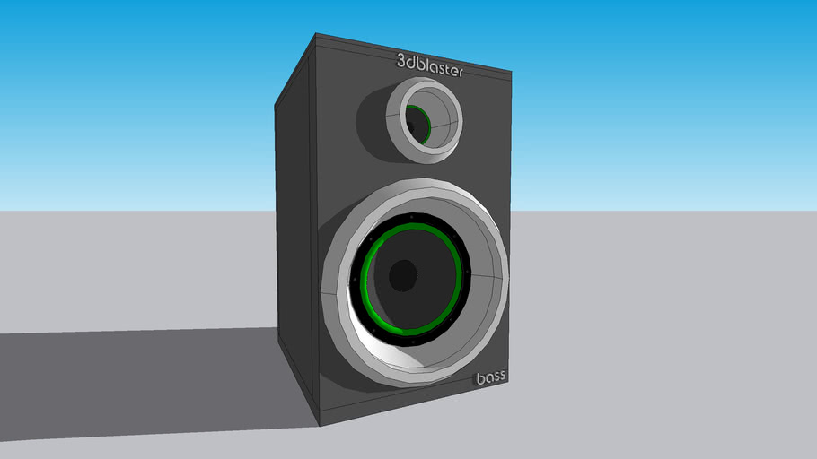 CAIXA DE SOM 3dblaster | 3D Warehouse