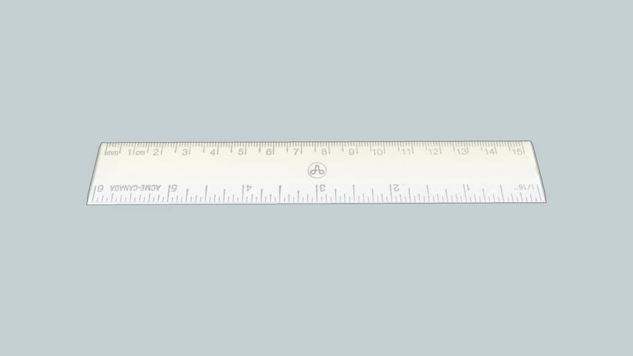 Plastic Ruler | 3D Warehouse