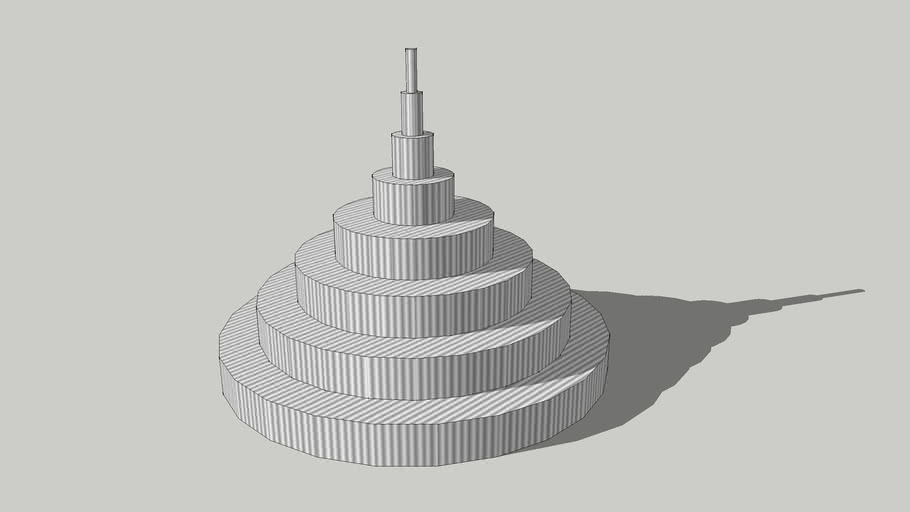 Pyramid (circular) | 3D Warehouse