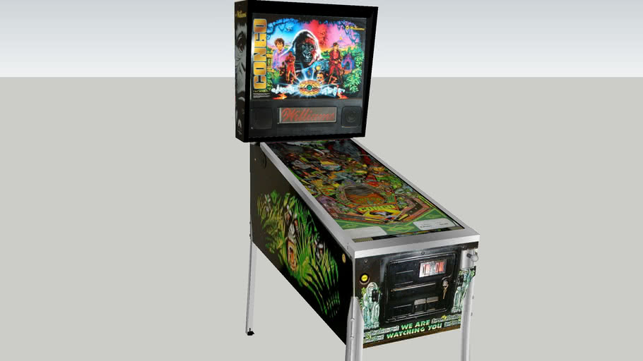 Congo pinball machine | 3D Warehouse