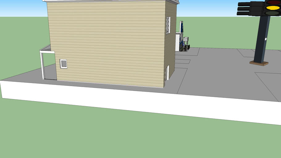 Traffic light Intersection | 3D Warehouse