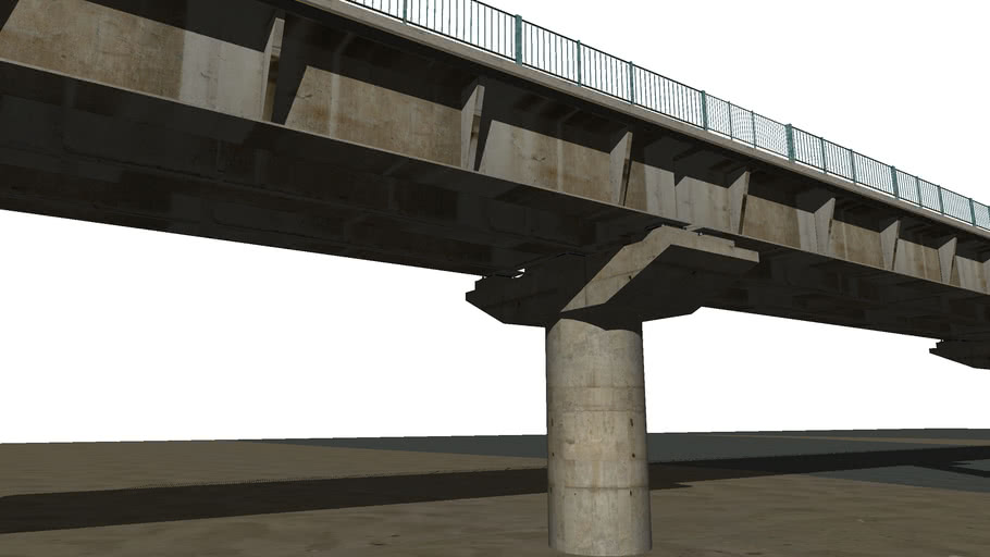 Indian Bridge PSC I Girder | 3D Warehouse