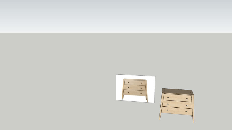 Commode Chambre Bébé - Leander | 3D Warehouse