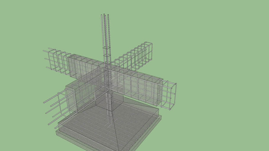 simple footing | 3D Warehouse