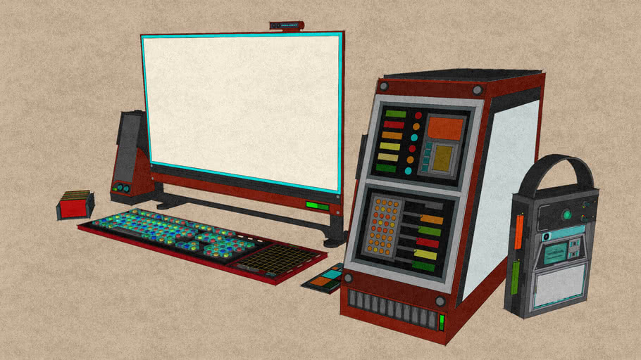 STAR TREK ORIGINAL SERIES DESKTOP PC RETRO | 3D Warehouse