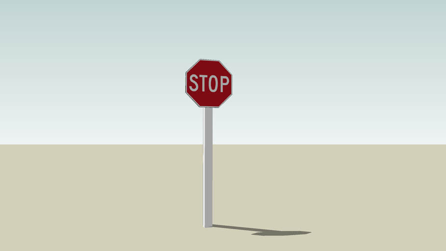 Stop Sign | 3D Warehouse
