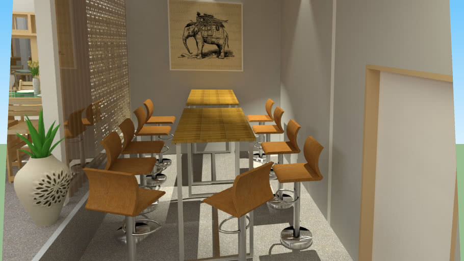 Bar Table -001 | 3D Warehouse