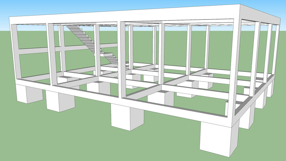 vigas, colunas e sapatas | 3D Warehouse