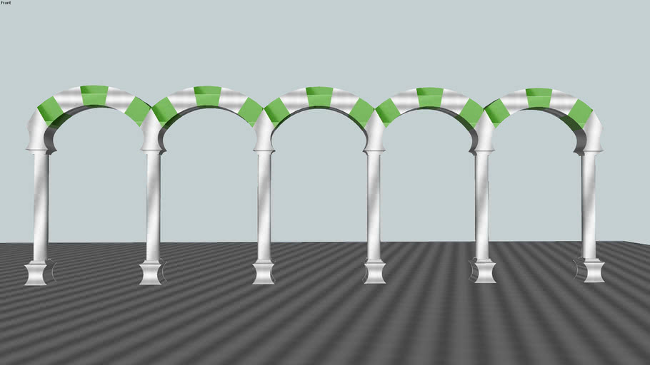 Arches Straight | 3D Warehouse