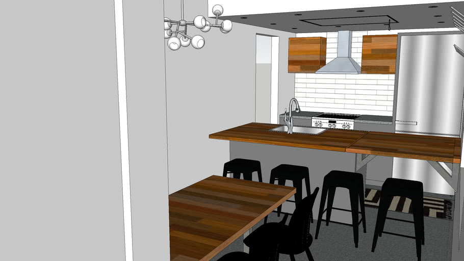 A Restaurant Tiny House | 3D Warehouse