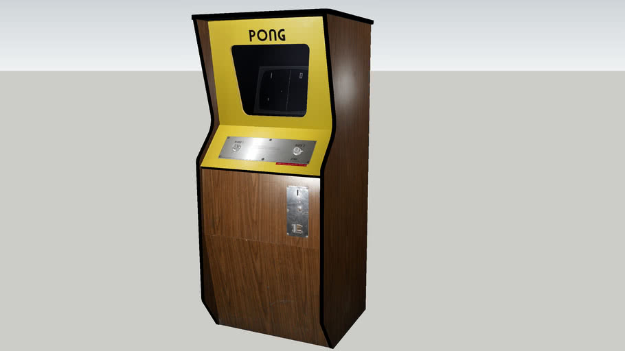 Pong arcade game | 3D Warehouse