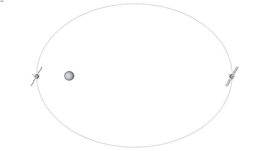 Satellite in Orbit | 3D Warehouse