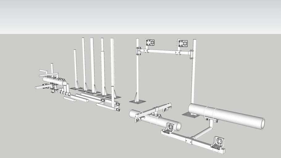 O'Brien SADDLEPAK Modular Instrument Support System | 3D Warehouse