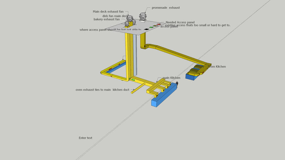 ktichen exhaust | 3D Warehouse