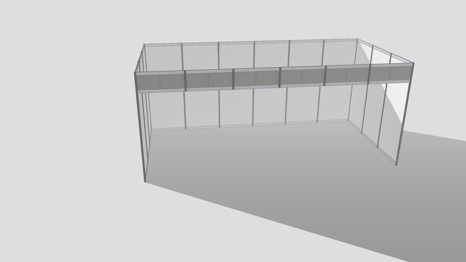 Stand Modular 6 x 3 m | 3D Warehouse