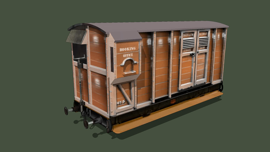 'Eco Rail.. N/Gauge'...'TALYLLYN' Brake Van... Old Steam Days.. | 3D ...