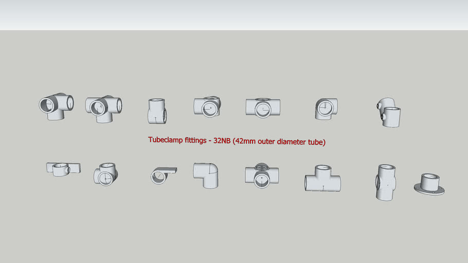 Tubeclamp fittings | 3D Warehouse