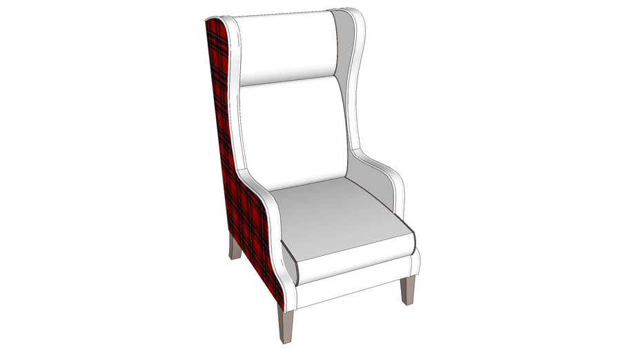 Wing Back Chair | 3D Warehouse