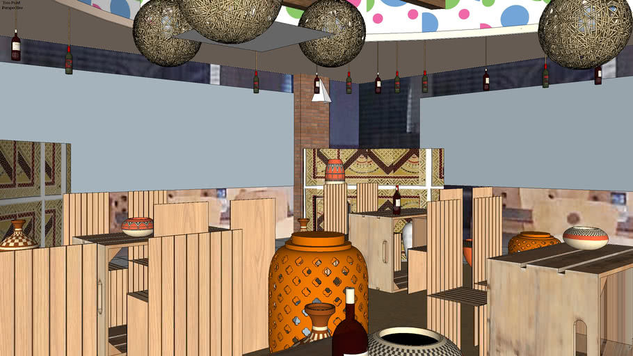 Dhaba style cafe design | 3D Warehouse