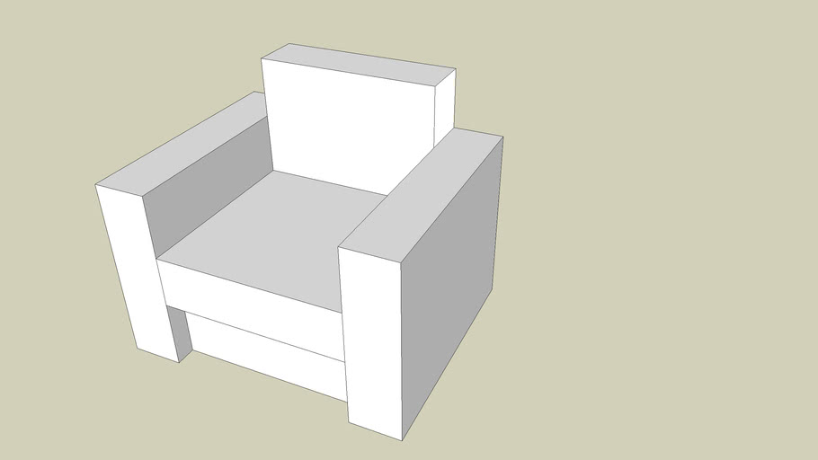 Box Chair | 3D Warehouse